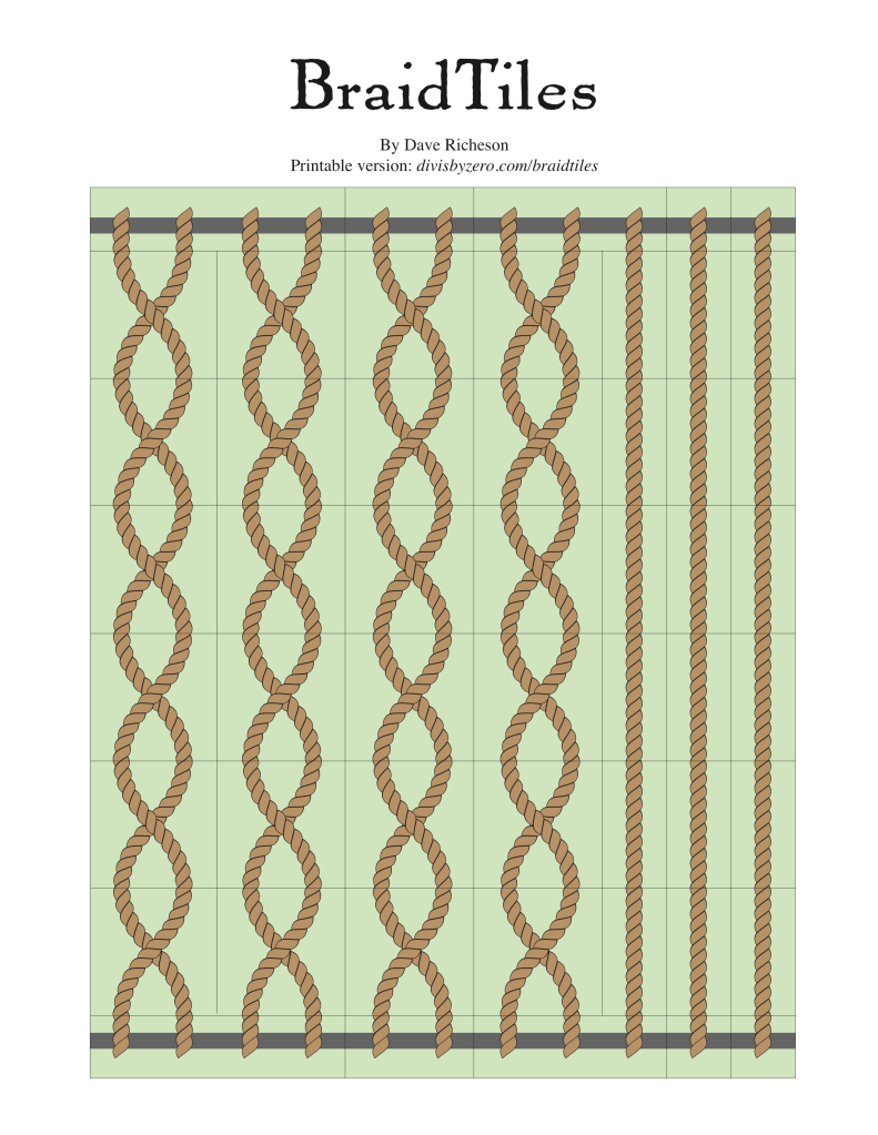 BraidTiles—A Mathematical Braid Puzzle – David Richeson: Division by Zero